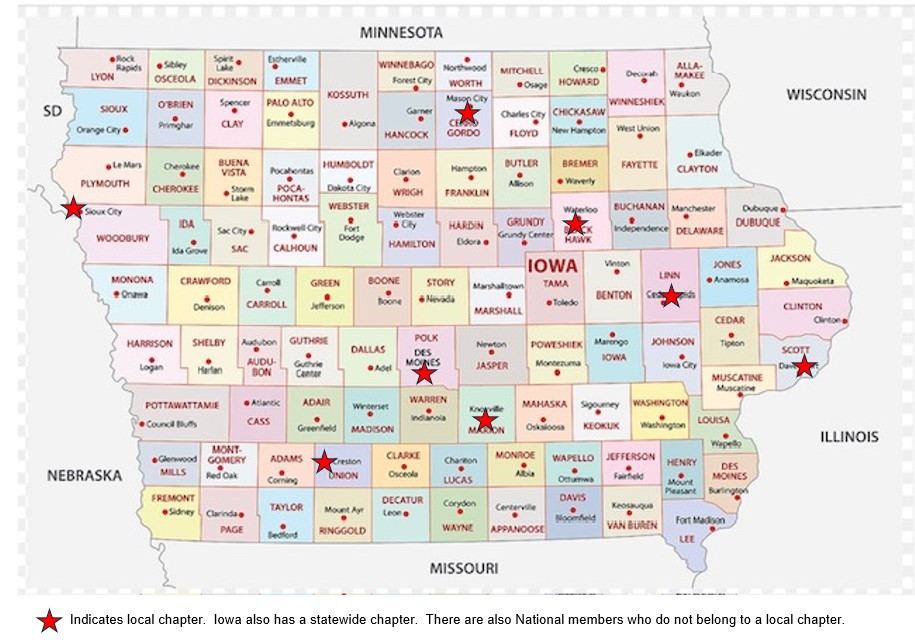 Chapters – NARFE Iowa Federation