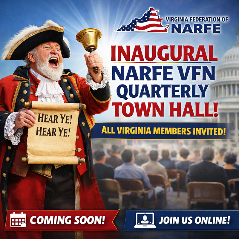 Let’s talk everything NARFE—together. – NARFE Virginia Federation